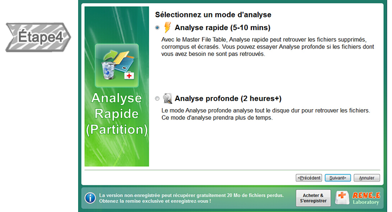 Logiciel de récupération de données - Renee Undeleter