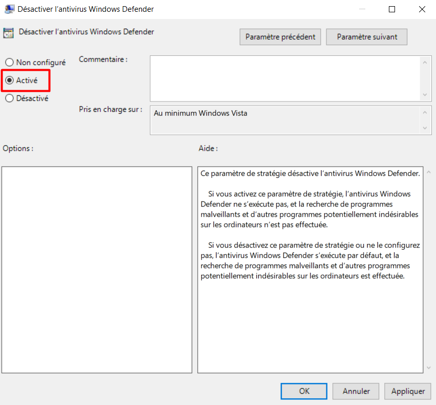 Comment désactiver ou désinstaller Windows Defender sur Windows 10 ...