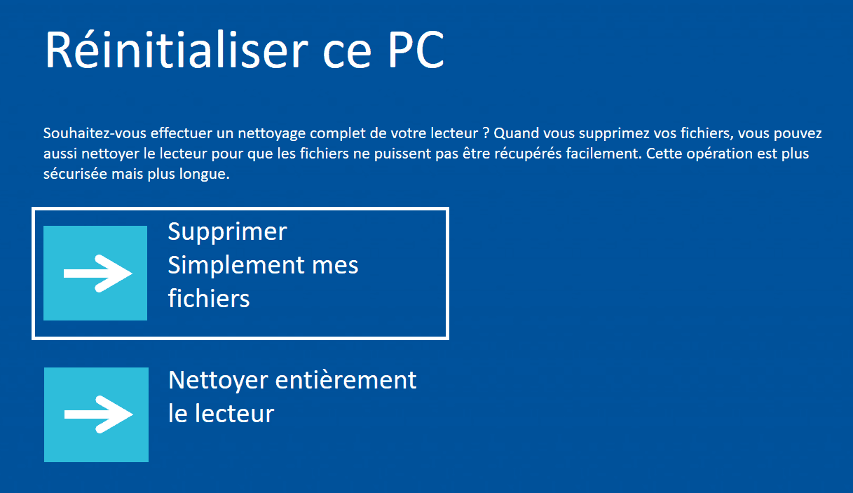 Comment restaurer Windows 10 à l'état d'usine ? - Rene.E Laboratory