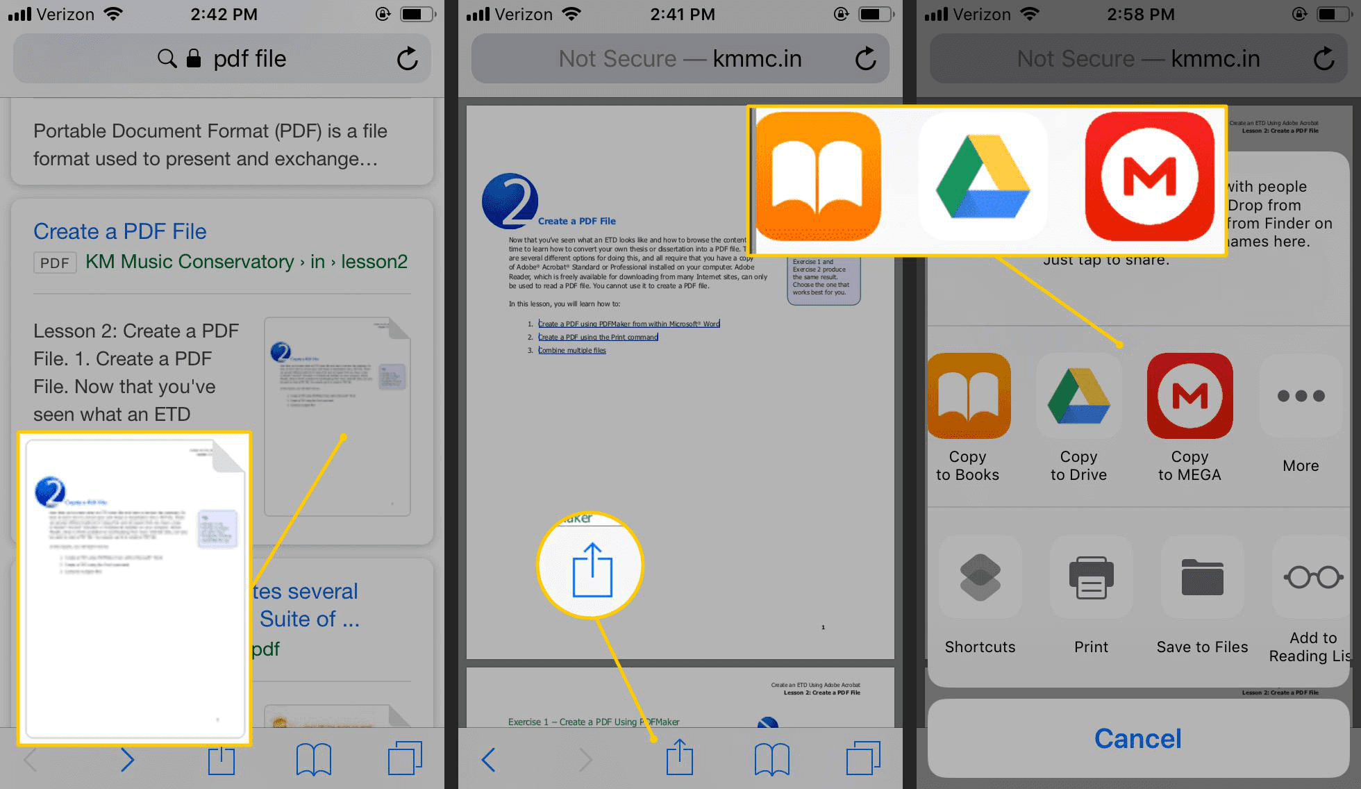 Comment Enregistrer Un PDF Sur IPhone Ou IPad Rene E Laboratory