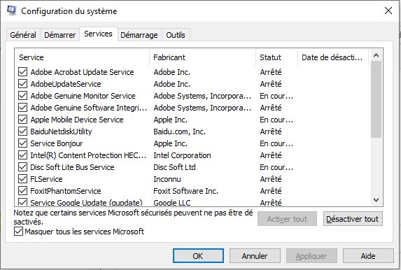 Comment corriger l'erreur du système de fichiers (-2147219196) sans ...