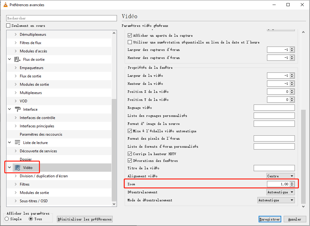 Comment mettre le zoom vidéo dans le lecteur multimédia VLC ? - Rene.E Laboratory