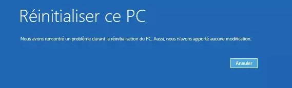 Comment réparer l'erreur d'impossible de réinitialiser votre PC sous ...
