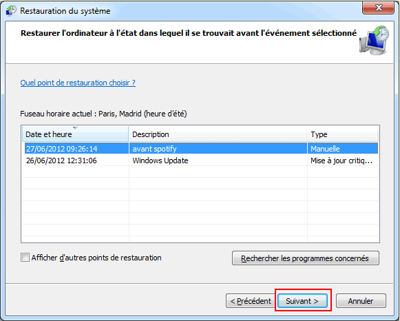 Comment créer un point de restauration dans Windows 7 ? - Rene.E Laboratory